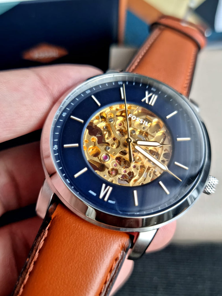 Fossil Men's Neutra Stainless Steel Mechanical Automatic Watch