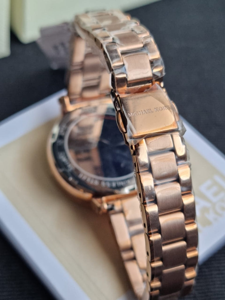 Michael Kors Women’s Quartz Stainless Steel Rose Gold Dial 36mm Watch