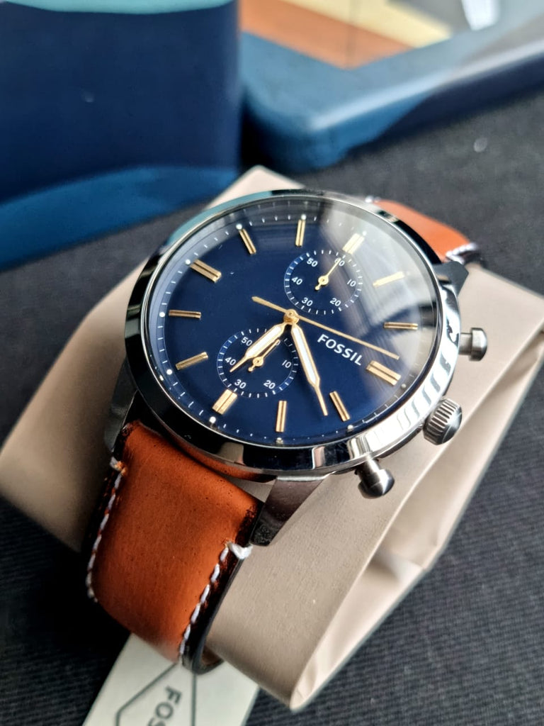 Fossil Analog Blue Dial Men's Watch - FS5279