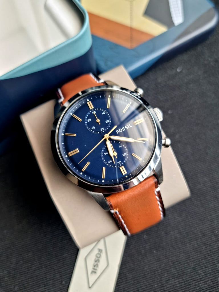 Fossil Analog Blue Dial Men's Watch - FS5279