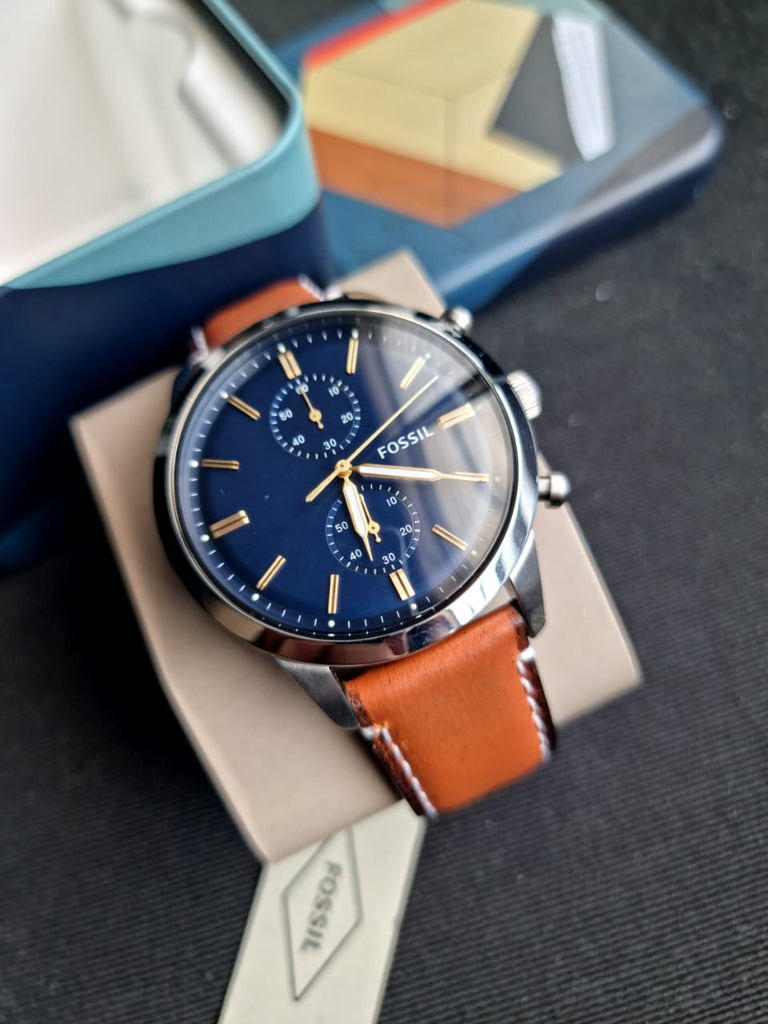 Fossil Analog Blue Dial Men's Watch - FS5279