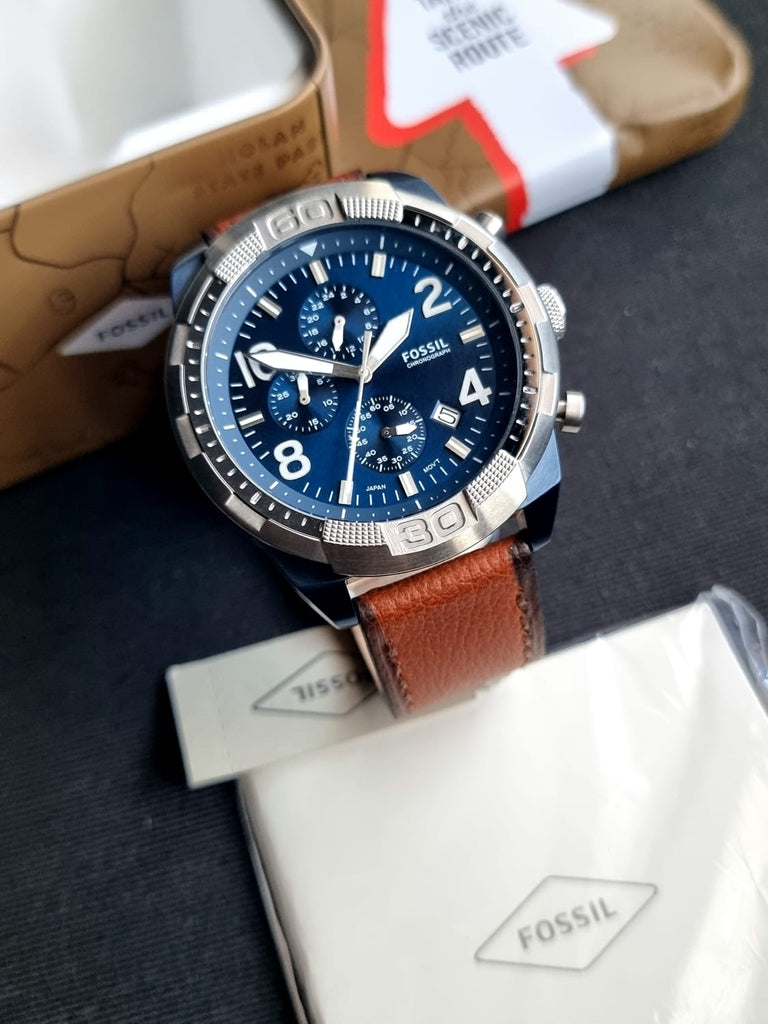 Bronson Chronograph Luggage Eco Leather Watch FS5829