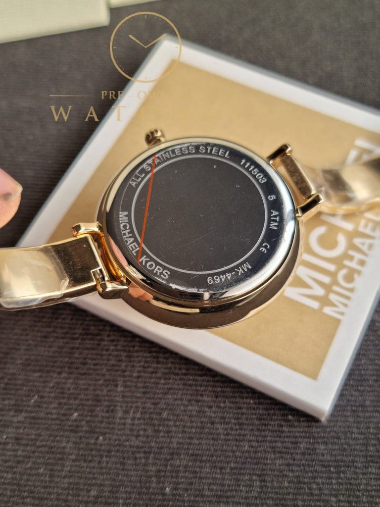 Michael Kors Women's Charley Three-Hand Gold-Tone Alloy Watch MK4469