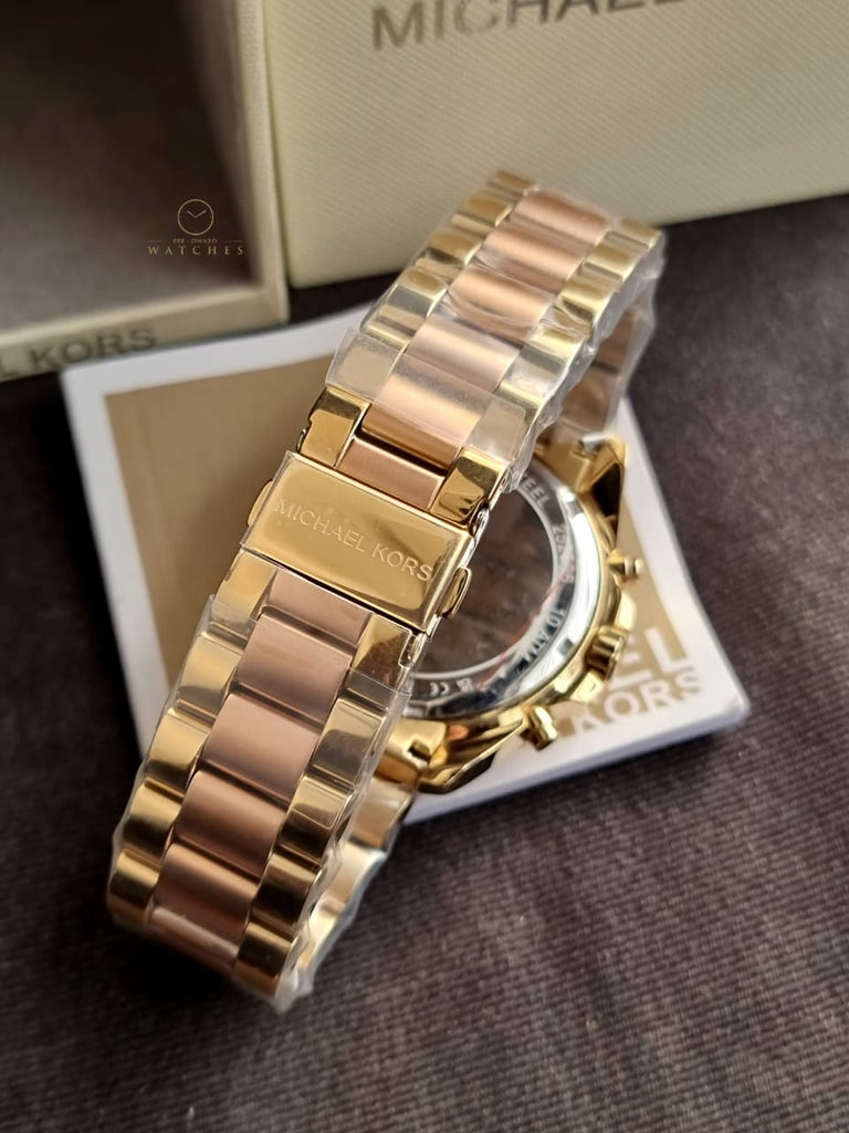 Michael Kors Ladies Mini Bradshaw Watch 36mm Case Size Quartz ...