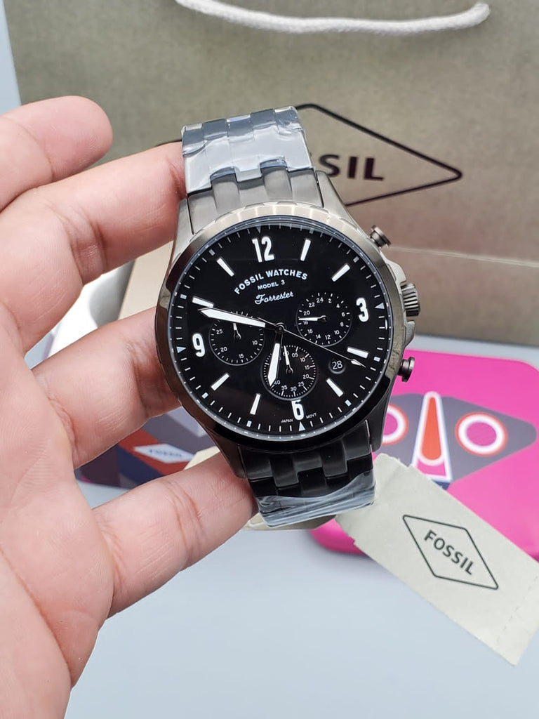 FOSSIL Chronograph Quartz Black Dial Men's Watch FS5606