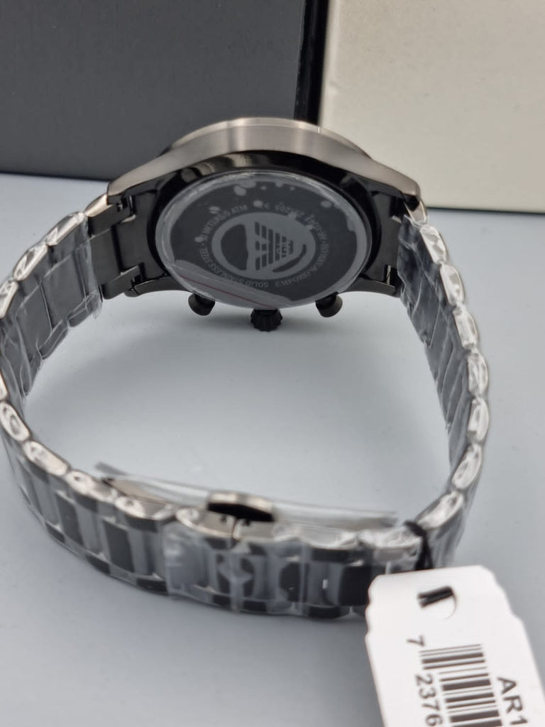 Emporio Armani Men’s Chronograph Quartz Stainless Steel Blue Dial 43mm