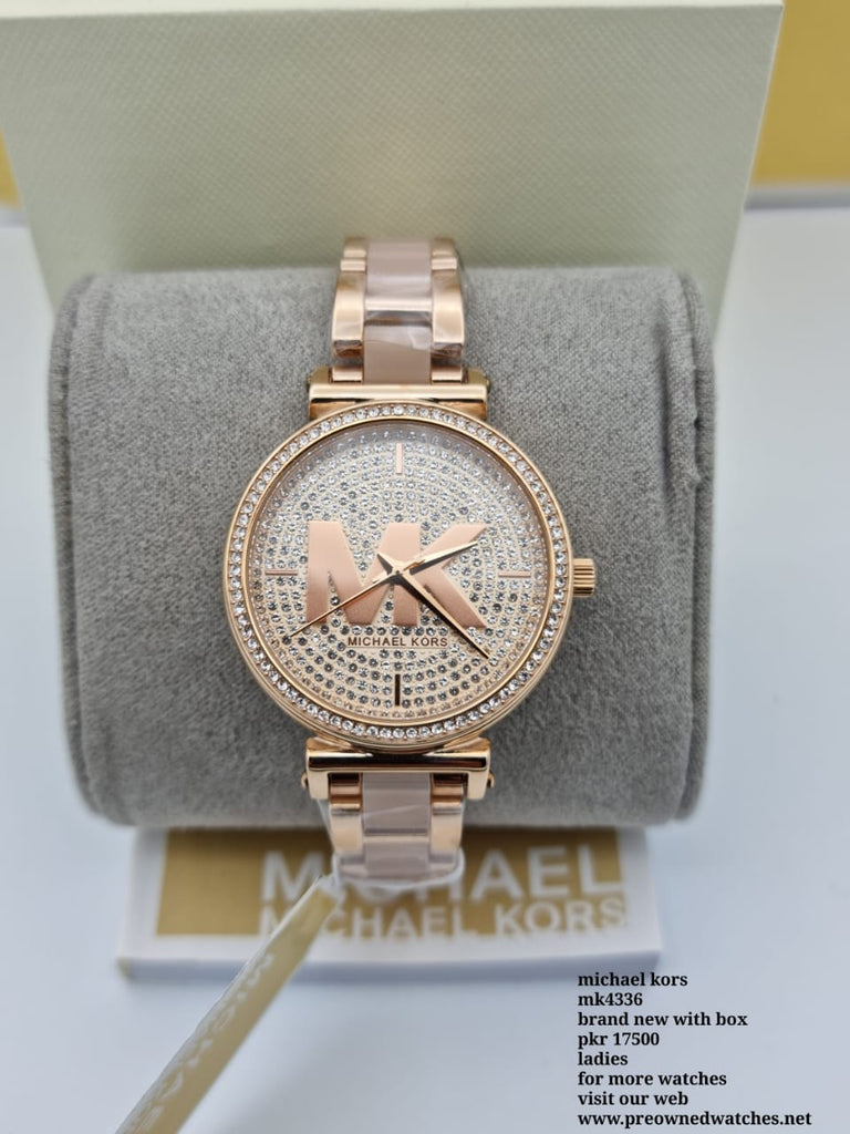 Michael Kors Sofie Analog Gold Dial Women's Watch-MK4336