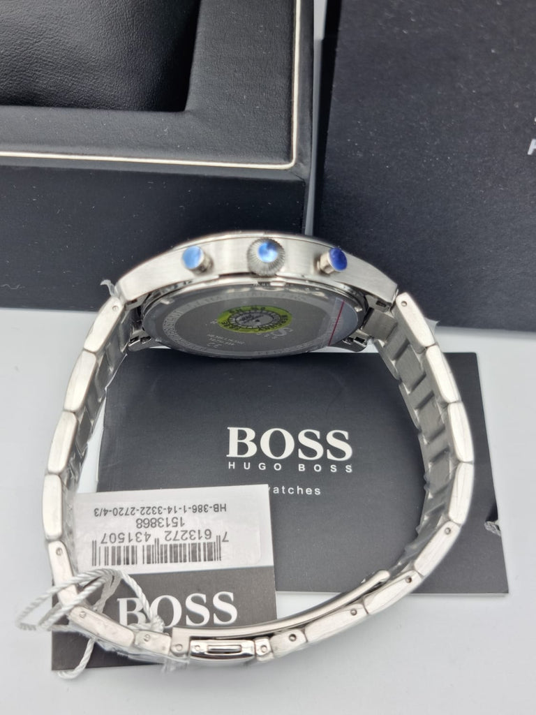Hugo Boss Men’s Quartz Stainless Steel Green Dial 44mm Watch 1513868